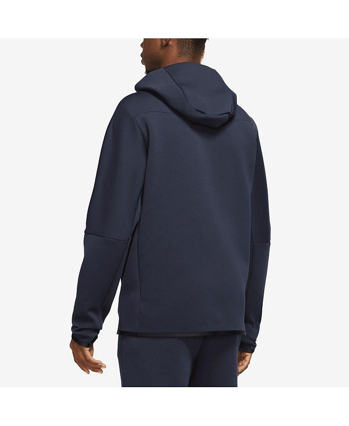 Nike Men's Navy Tottenham Hotspur Tech Fleece Full Zip Hoodie Jacket ...