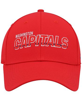 adidas Men's Red Washington Capitals Team Bar Flex Hat - Macy's