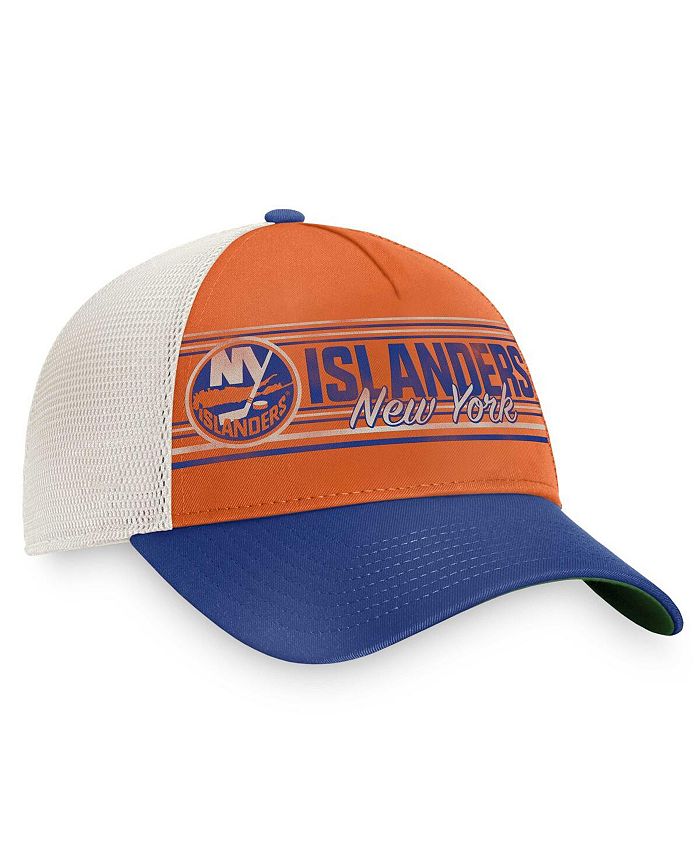 Fanatics Men's Orange, Royal New York Islanders True Classic Retro ...