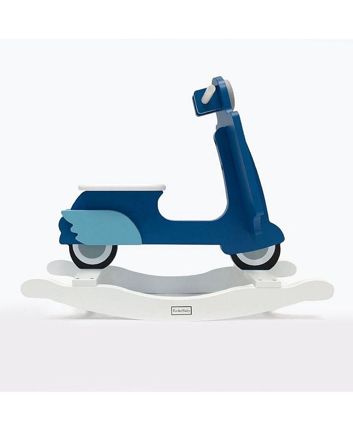RocketBaby Toddler's Rocking Toy Blue Love Scooter - Macy's