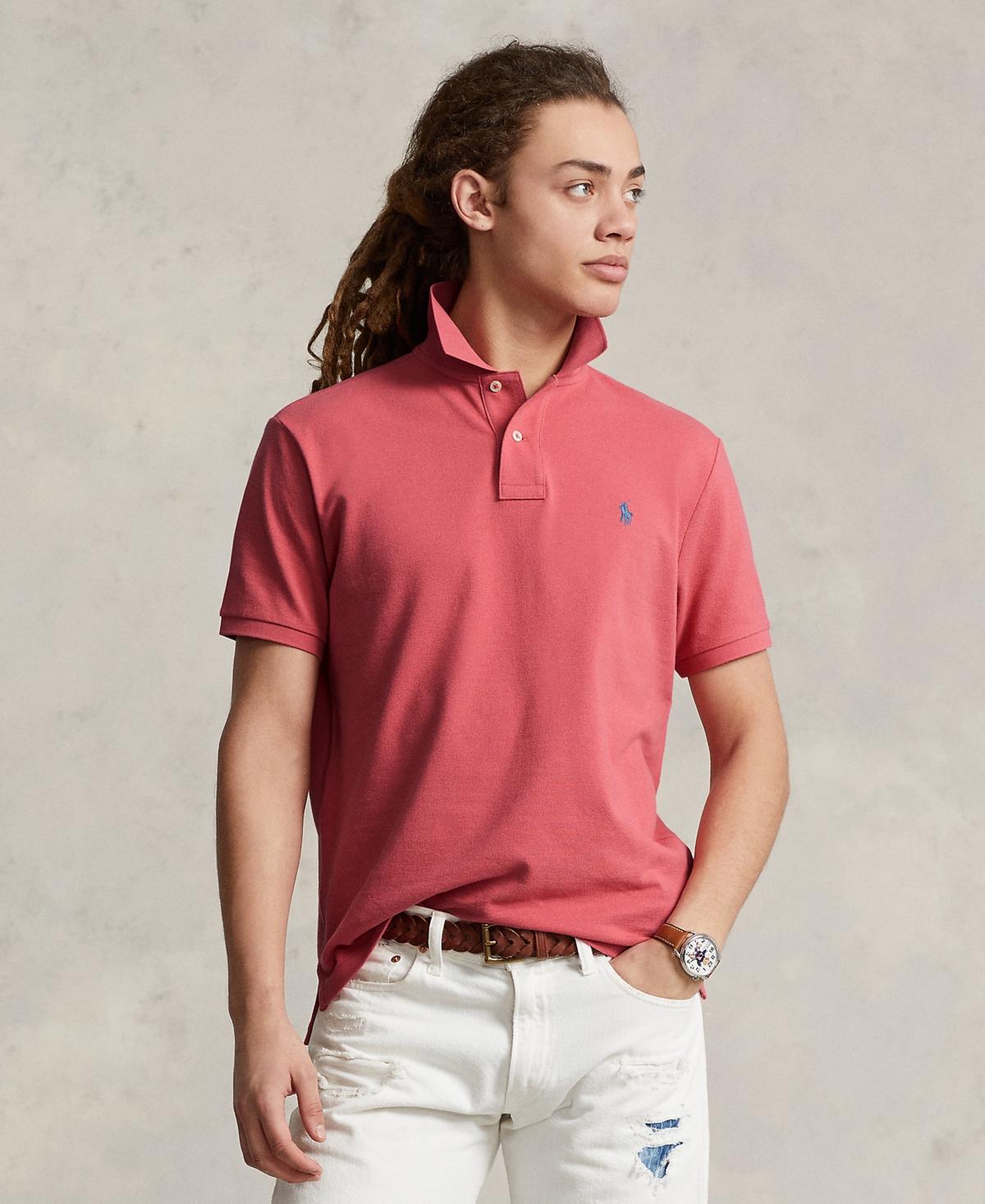 Click here for Polo Ralph Lauren Mens Classic-Fit Cotton Polo Shi... prices