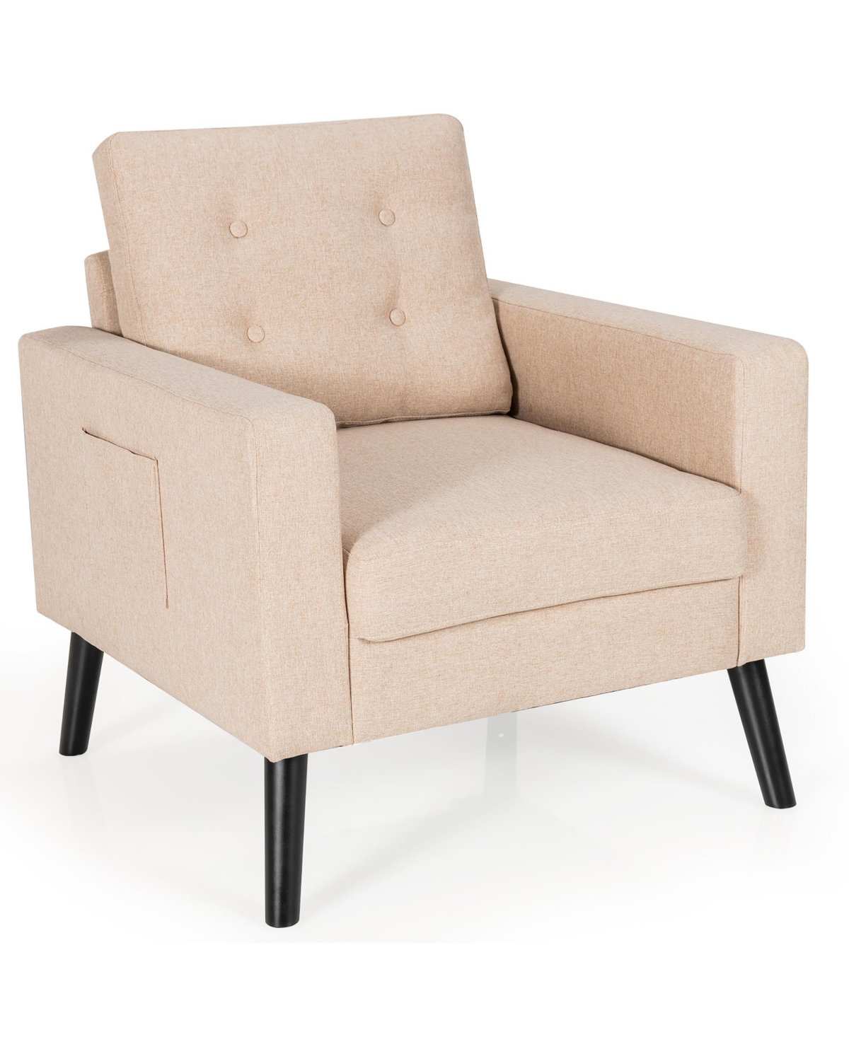 Click here for Costway Modern Accent Armchair Upholstered Single... prices