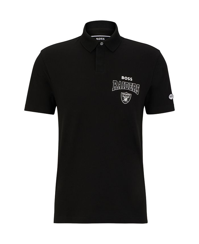 Hugo Boss BOSS by Hugo Boss x NFL Men's Las Vegas Raiders Polo Shirt ...