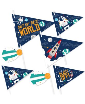 Big Dot of Happiness Blast Off to Outer Space Rocket Ship Photo Props ...