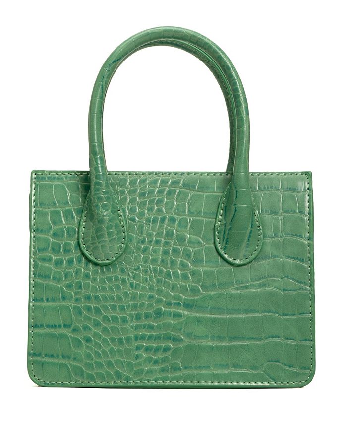 LIKE DREAMS Kenzie Chain Croc Faux Leather Mini Crossbody Bag - Macy's