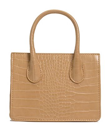 LIKE DREAMS Kenzie Chain Croc Faux Leather Mini Crossbody Bag - Macy's