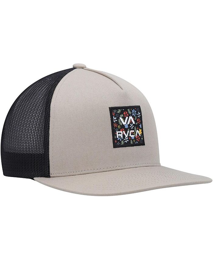 RVCA Men's Tan VA All The Way Print Trucker Snapback Hat - Macy's