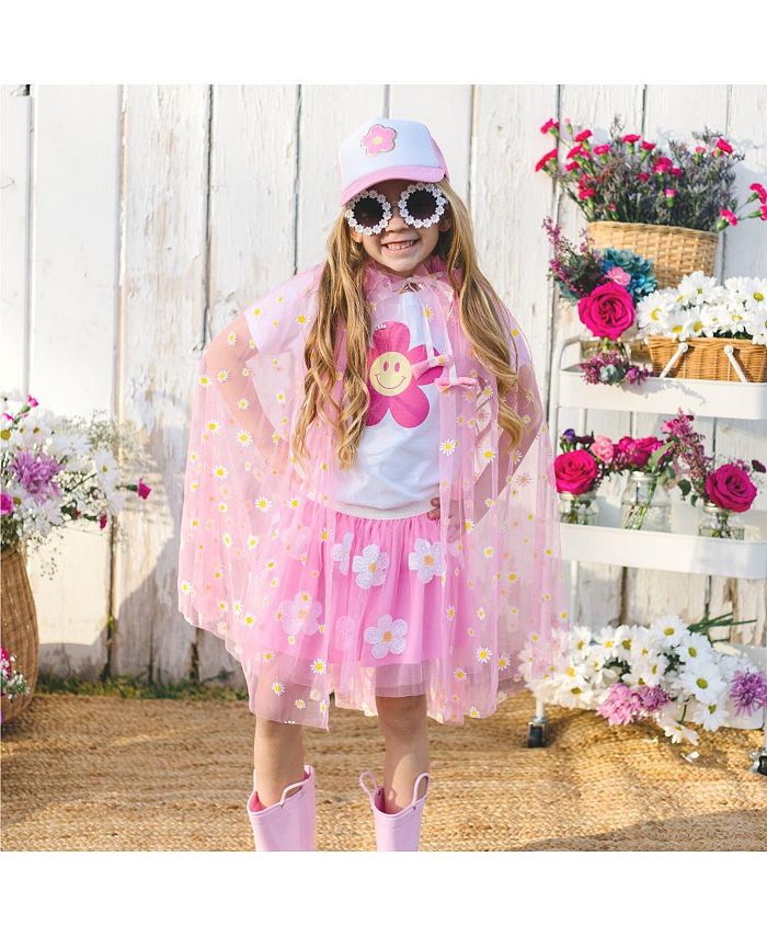 Sweet Wink Child Girl's Daisy Patch Hat - Macy's