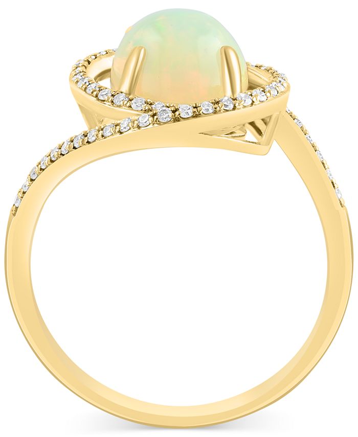 EFFY Collection EFFY® Ethiopian Opal (1-3/4 ct. t.w.) & Diamond (1/4 ct ...