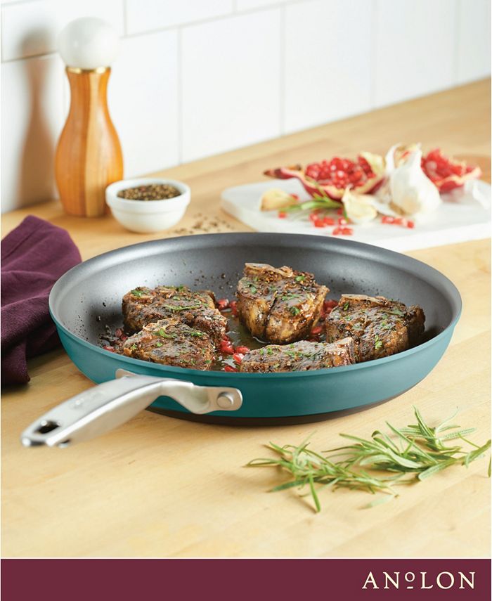 Anolon Achieve Hard Anodized Nonstick 12" Frying Pan & Reviews - Cookware - Kitchen - Macy's