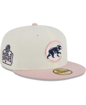 Men's New Era White, Pink Chicago Cubs Chrome Rogue 59FIFTY Fitted Hat ...