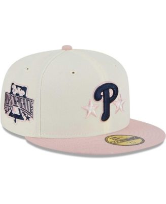 Men's New Era White, Pink Philadelphia Phillies Chrome Rogue 59FIFTY ...