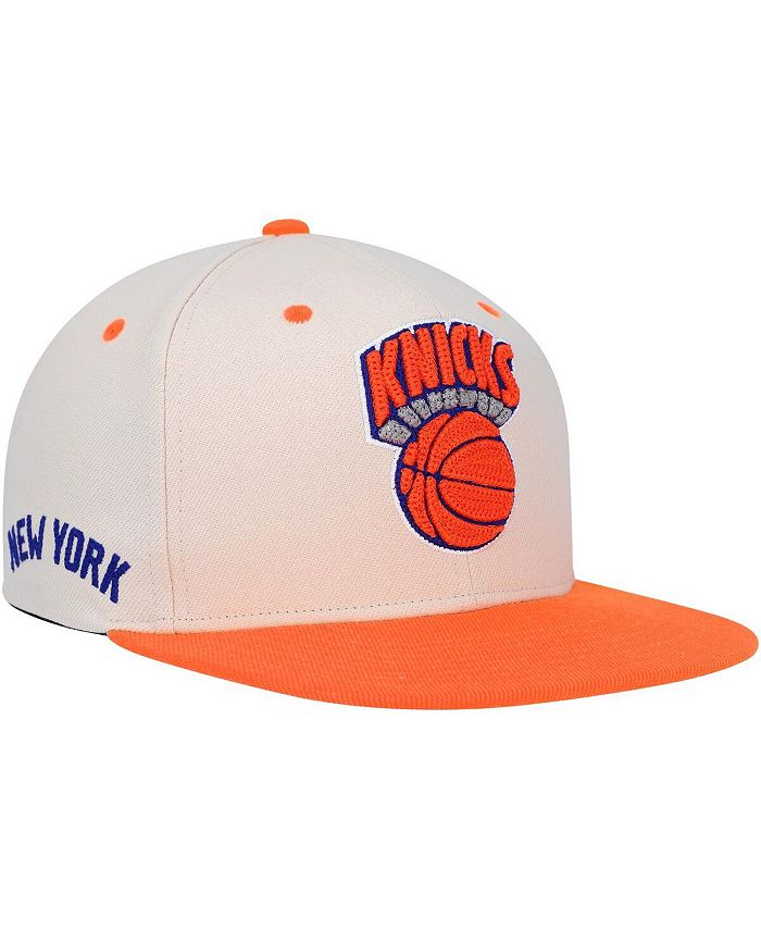 Mitchell & Ness Men's Cream, Orange New York Knicks Hardwood Classics 2 ...