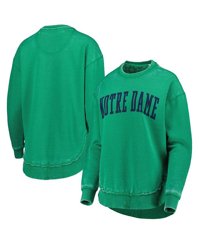 Pressbox Women's Green Notre Dame Fighting Irish Vintage-Like Wash ...