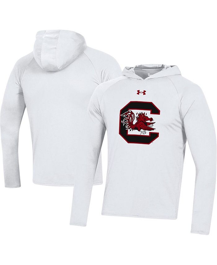 Under Armour Men's White South Carolina Gamecocks School Logo Raglan ...