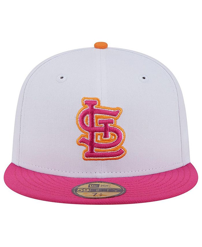 New Era Men's White, Pink St. Louis Cardinals Busch Stadium 30th ...