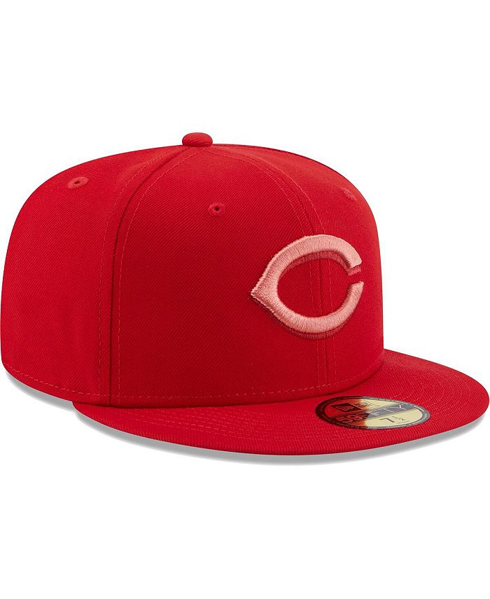 New Era Men's Red Cincinnati Reds Monochrome Camo 59FIFTY Fitted Hat ...