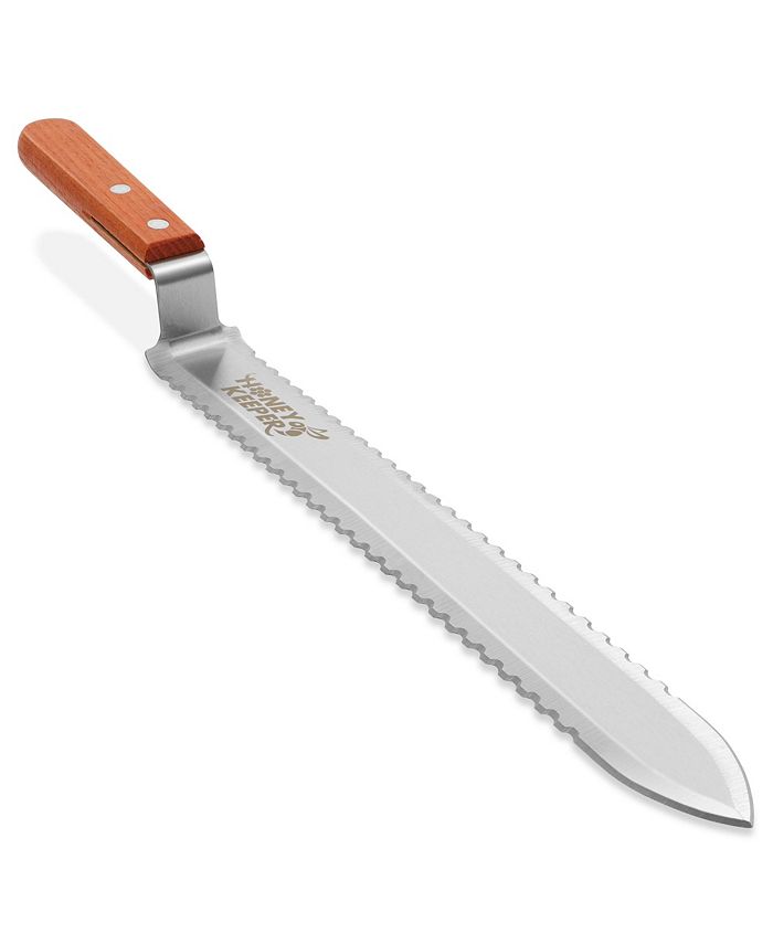 Honey Keeper Stainless Steel Uncapping Knife with Serrated Blade - Bee ...