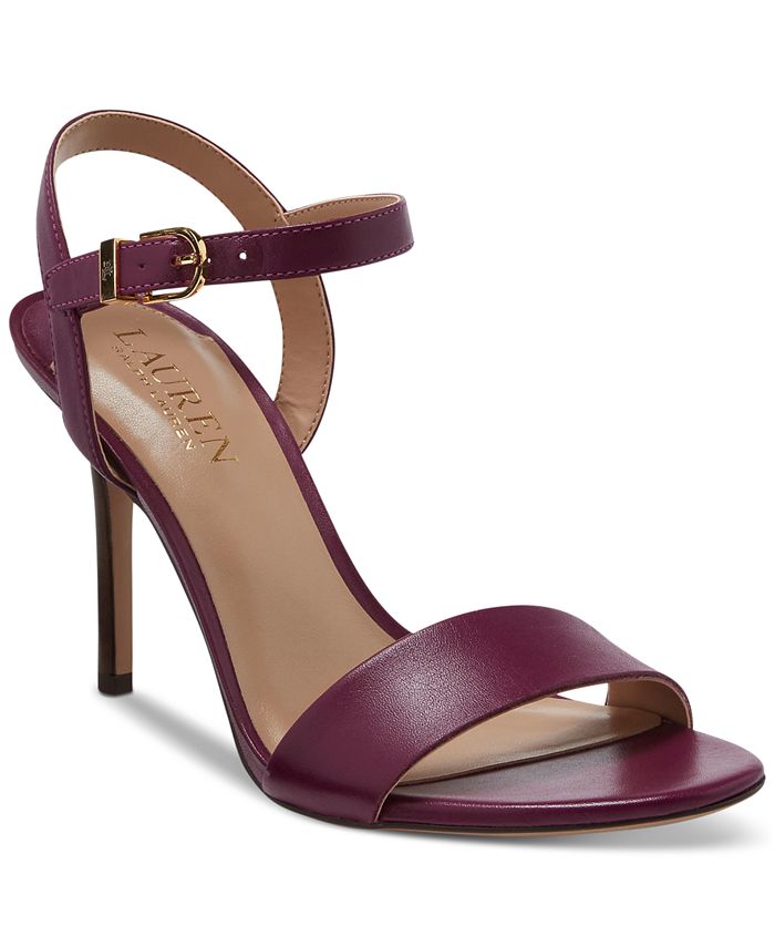 Lauren Ralph Lauren Women's Gwen Ankle-Strap Dress Sandals - Macy's