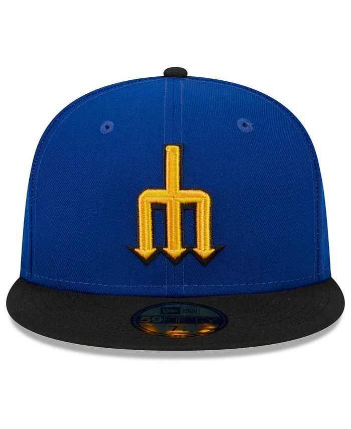 New Era Men's Royal, Black Seattle Mariners 2023 City Connect 59FIFTY ...