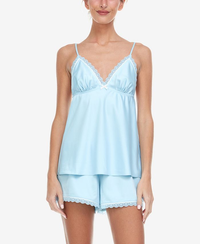 Flora by Flora Nikrooz Women's Kendra 2 Piece Pajama Shorts Set - Macy's