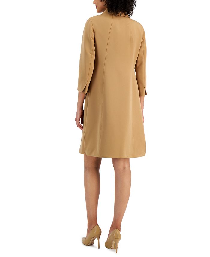 Anne Klein Women's Open-Front Topper Coat - Macy's
