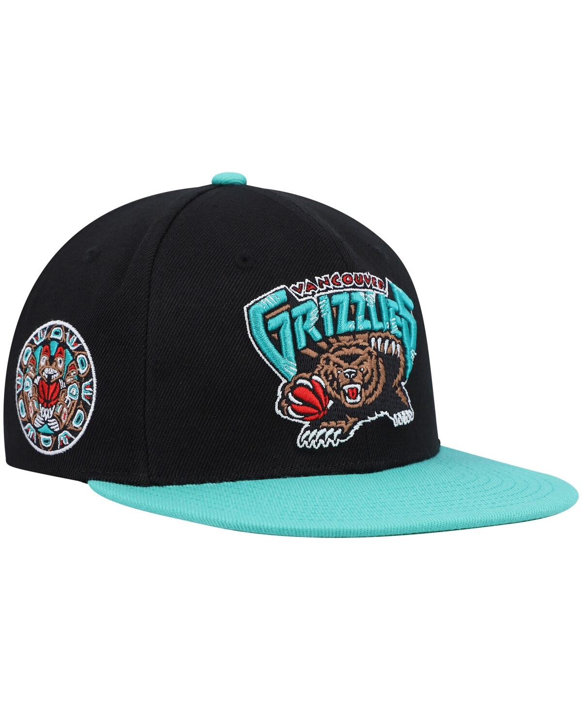 Click here for Mens Mitchell & Ness Black  Turquoise Vancouver Gr... prices