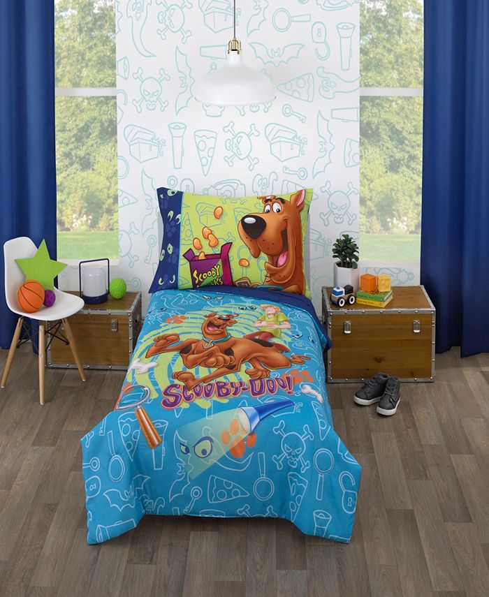 Warner Brothers Scooby Dooby Doo 4 Piece Toddler Bed Set - Macy's