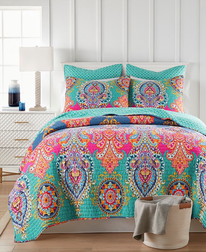 Levtex Fantasia Boho Reversible 2-Pc. Quilt Set, Twin/Twin XL - Macy's