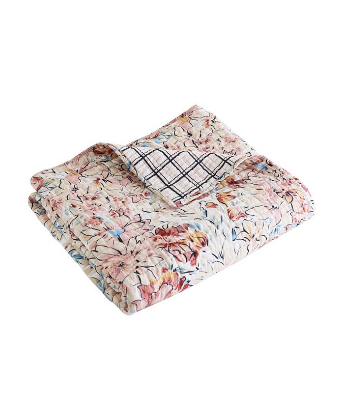 Levtex Leonora Reversible Quilted Throw, 50" x 60" - Macy's