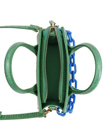 LIKE DREAMS Kenzie Chain Croc Faux Leather Mini Crossbody Bag - Macy's