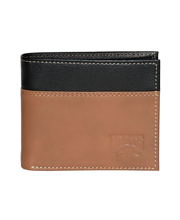 ROOTS Men's Men Slim Wallet with Flip Up Passcase - Macy's