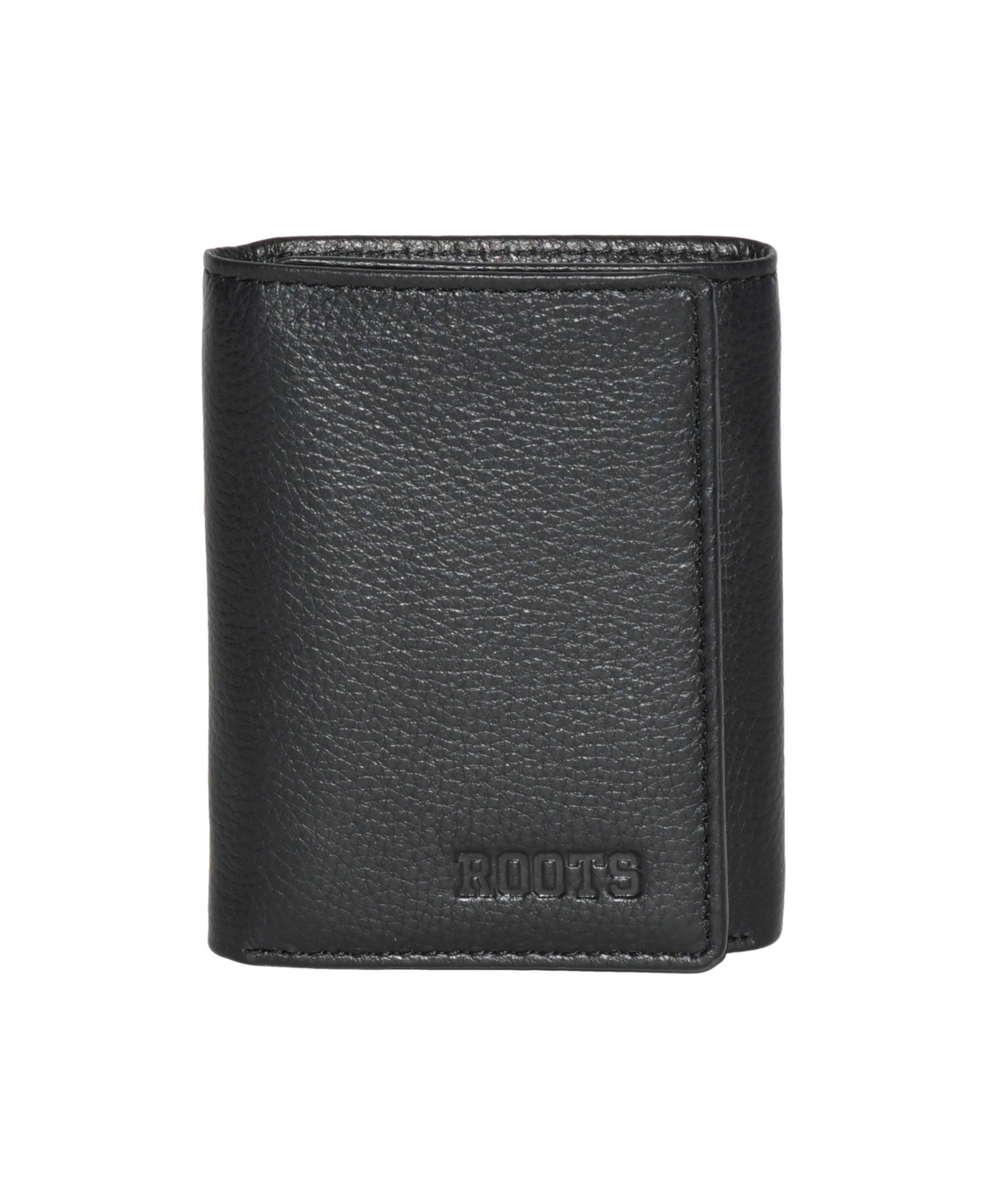 Roots Men's Men Leather Trifold Wallet In Black And Navy | ModeSens