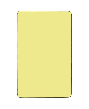 EMMA+OLIVER Mobile 30X72 Rectangle Laminate Adjustable Activity Table ...