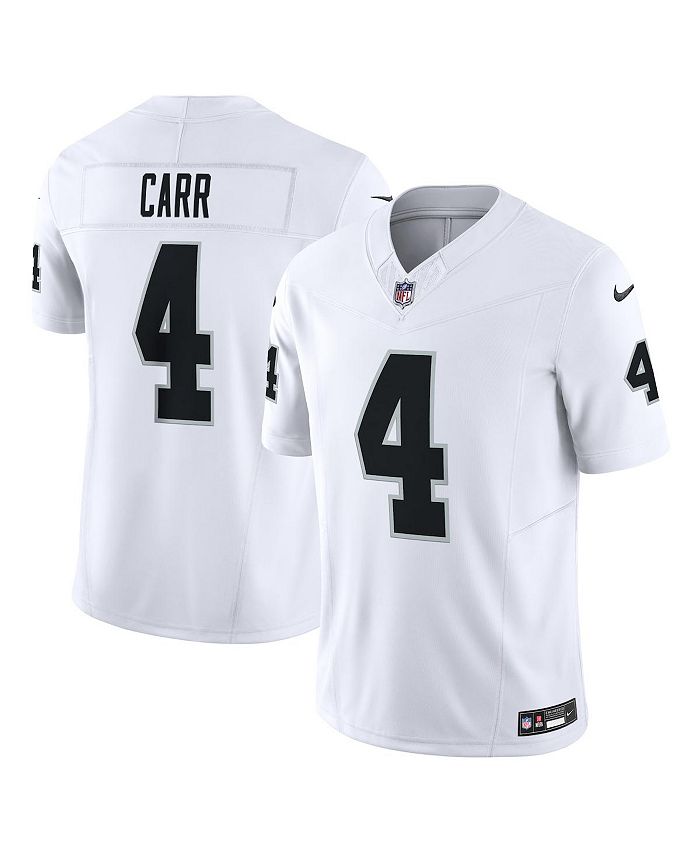 Nike Men's Derek Carr White Las Vegas Raiders Vapor F.U.S.E. Limited ...