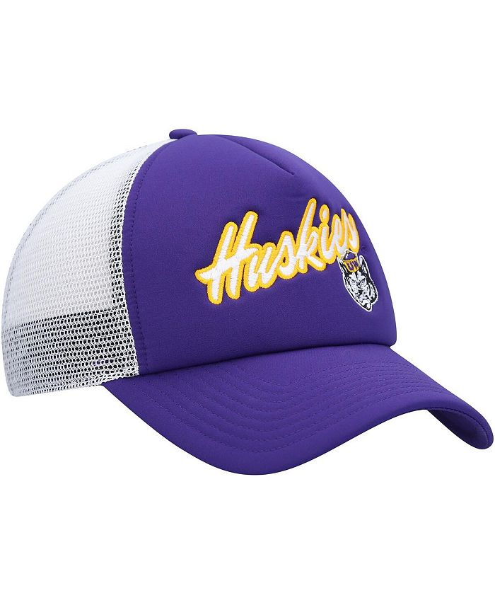 adidas Men's Purple Washington Huskies Script Trucker Snapback Hat - Macy's