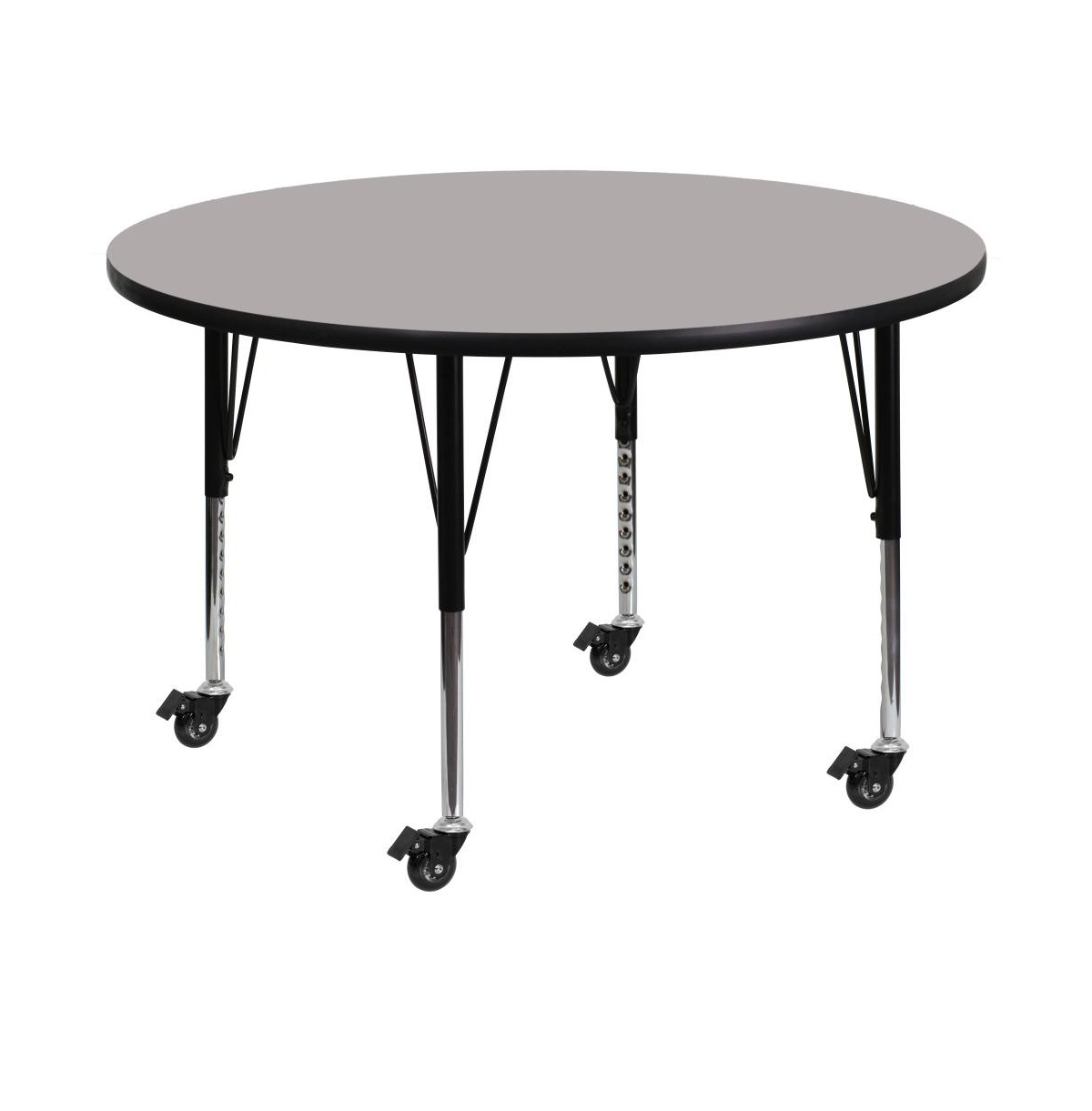 Click here for Emma+Oliver Mobile 48 Round Hp Laminate Adjustable... prices