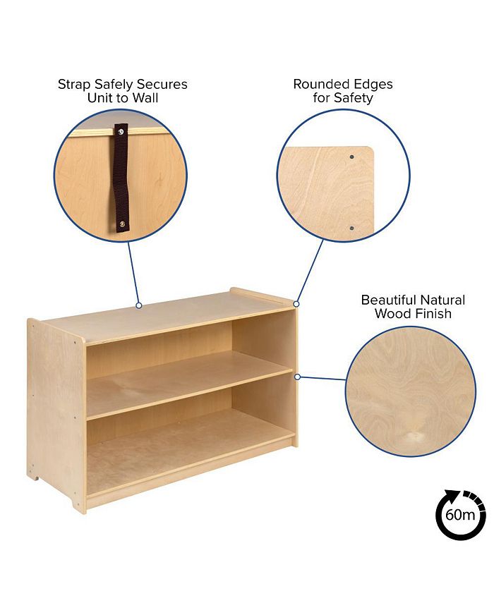EMMA+OLIVER Wooden School Classroom Storage Cabinet For Commercial Or ...