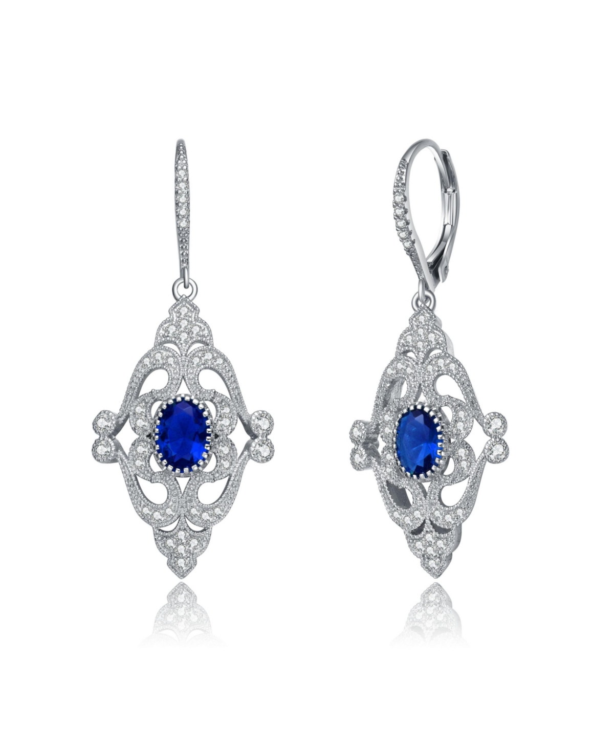 Click here for Sterling Silver Oval and Round Cubic Zirconia Ador... prices