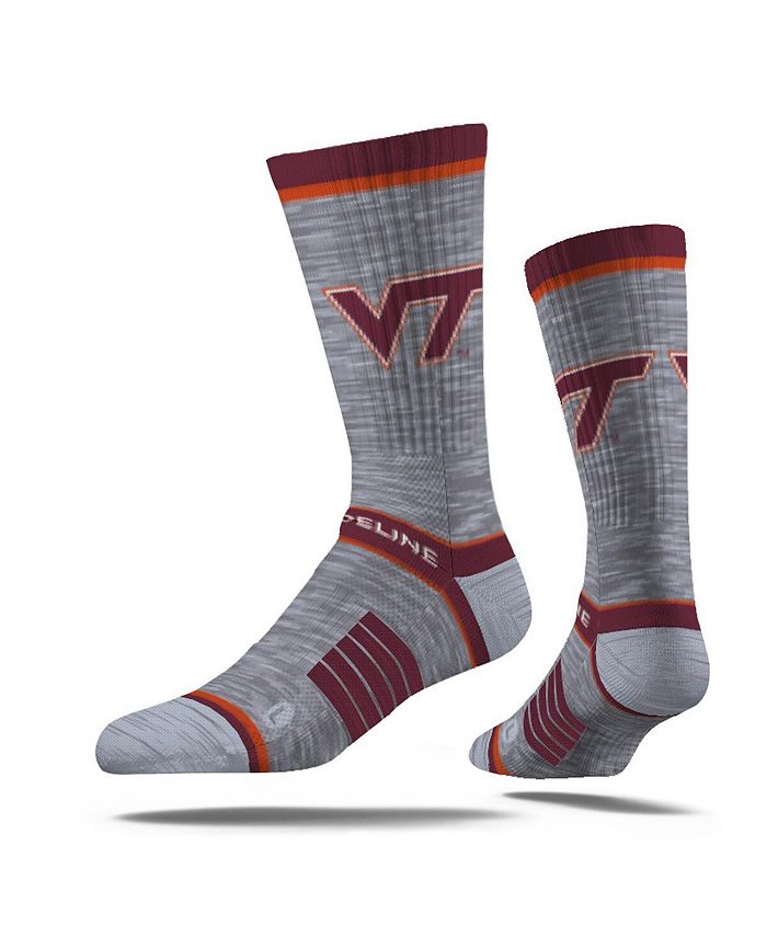 Strideline Men's Virginia Tech Hokies Premium Wool Crew Socks - Macy's