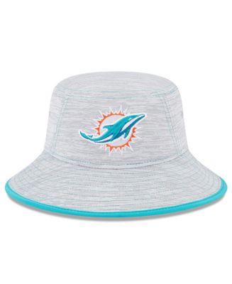 Men's New Era Gray Miami Dolphins Game Bucket Hat - Macy's