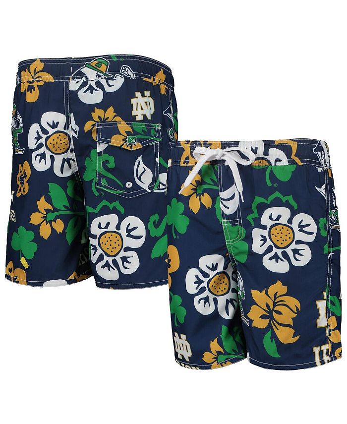 Wes & Willy Big Boys and Girls Navy Notre Dame Fighting Irish Floral ...