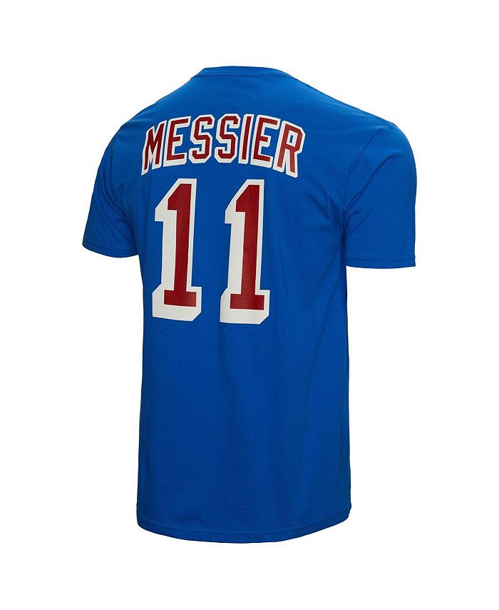 Mitchell & Ness Men's Mark Messier Blue New York Rangers Name and ...