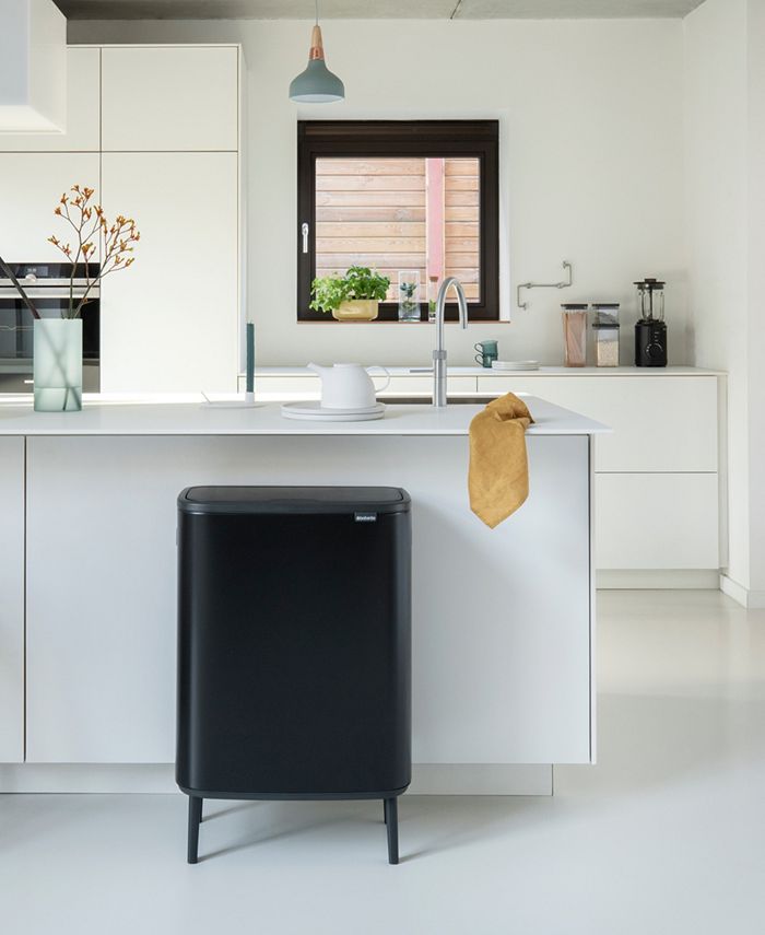 Brabantia Bo Touch Top Hi Trash Can, 16 Gallon, 60 Liter - Macy's