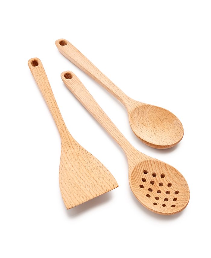The Cellar 3-Piece Beechwood Utensils Set - Macy's