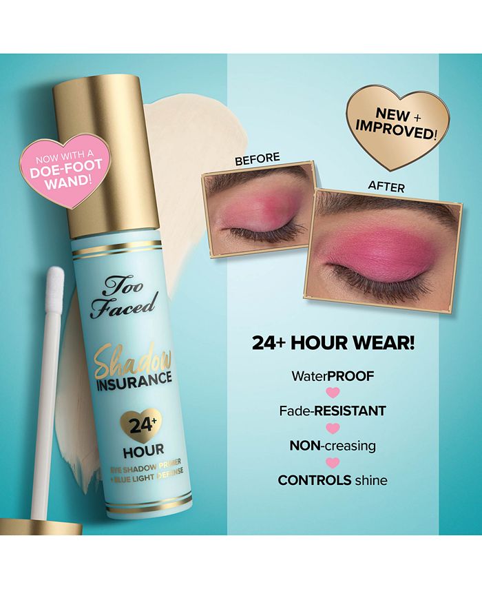 Too Faced Shadow Insurance 24-Hour Eye Shadow Primer - Macy's