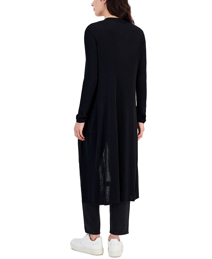 Hippie Rose Juniors' Ribbed Duster Cardigan - Macy's