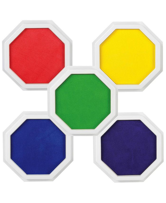 Kaplan Early Learning Jumbo Stamp Pads - Set of 5 - Macy's