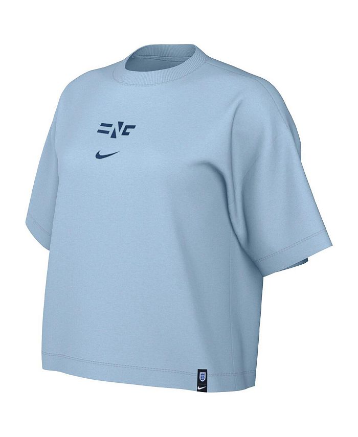 Nike Women's Light Blue England Women's National Team Fearless Top - Macy's