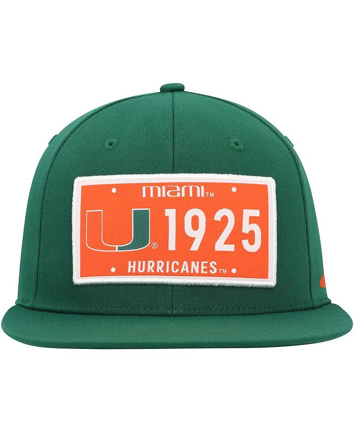 adidas Men's Green Miami Hurricanes Established Snapback Hat - Macy's